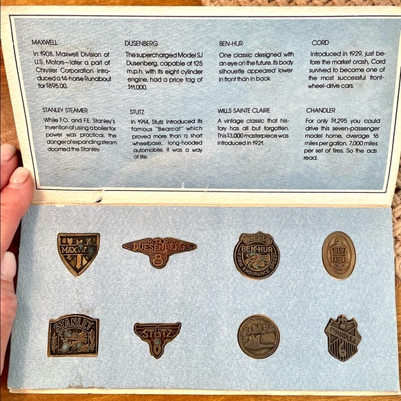 Vintage | Other | Vintage Chrysler Plymouth Classic Car Nameplates ...